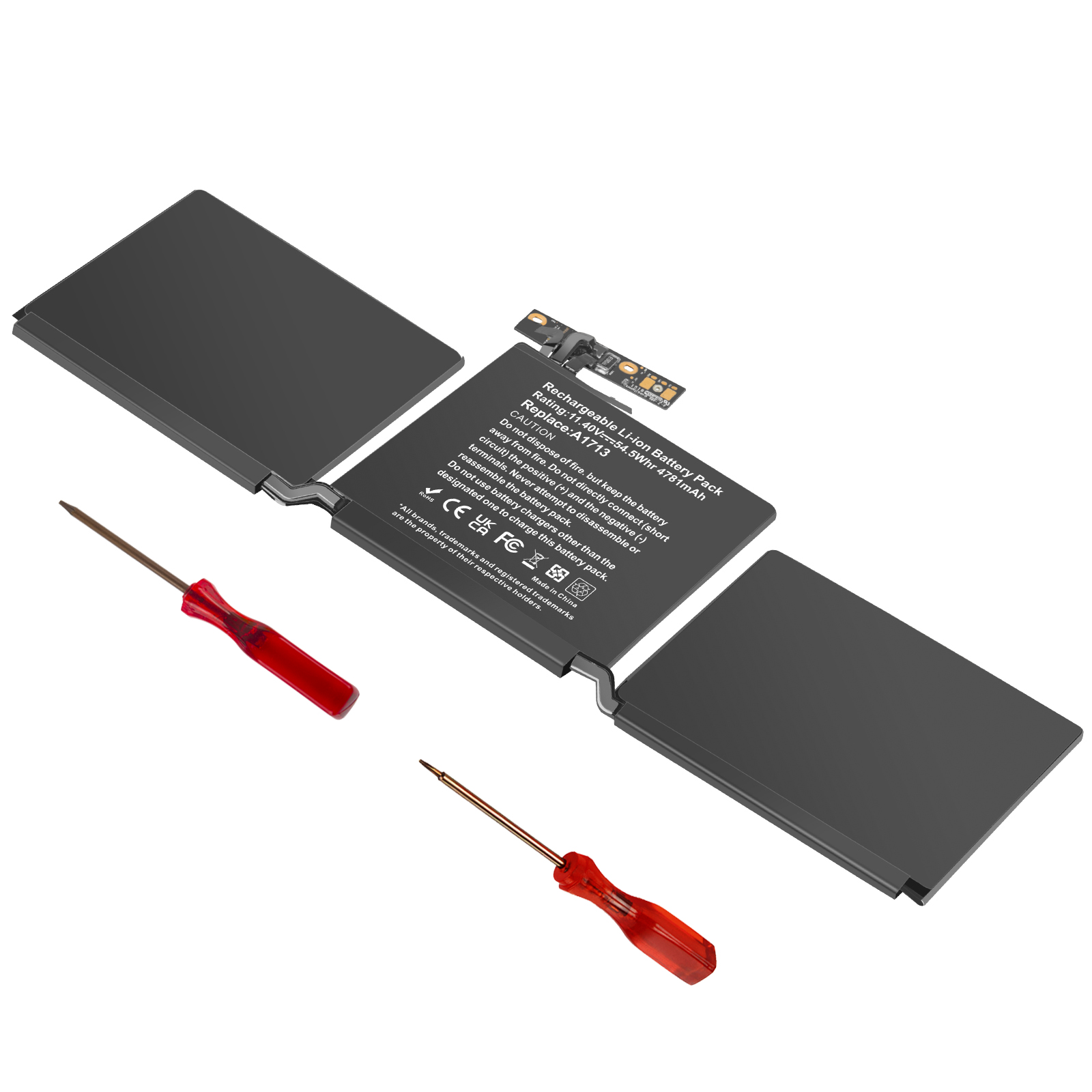 Apple MacBook Pro 13 inch A1708(Mid-2017) Replacement Battery